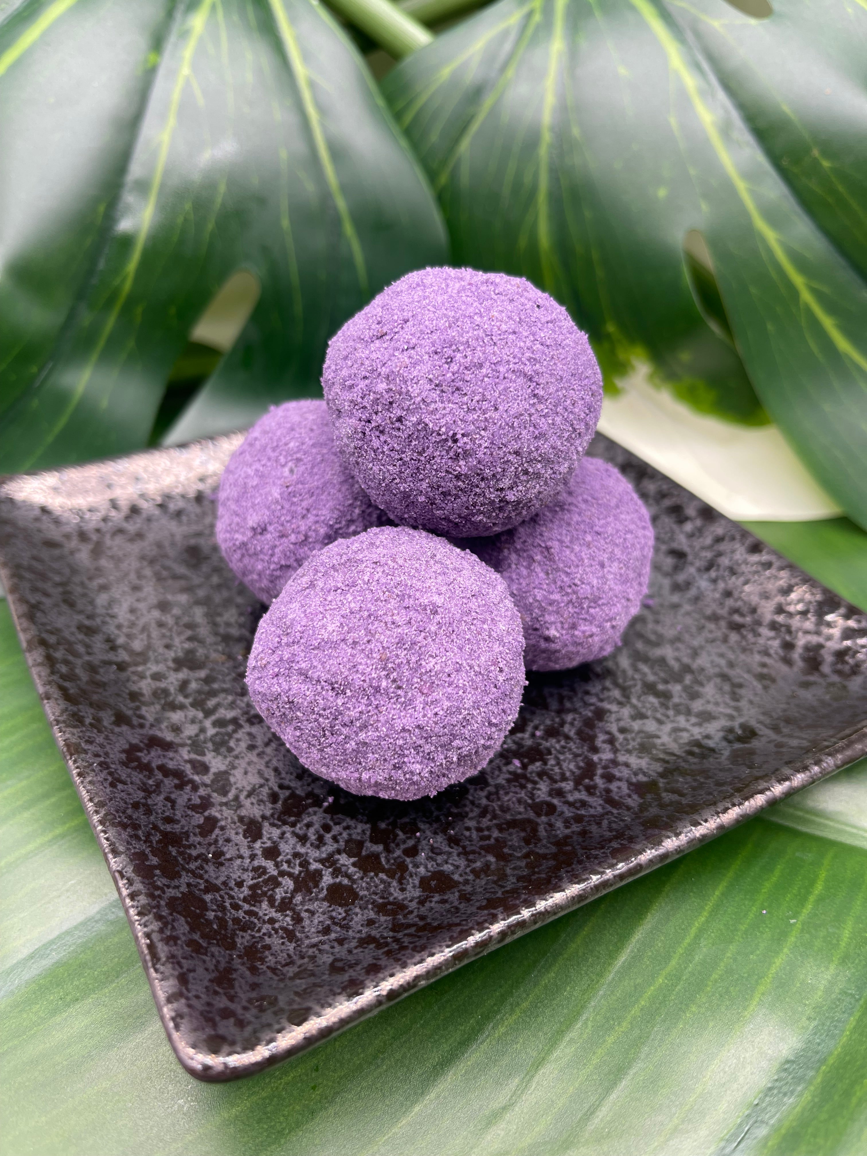ube cake truffles | Ube Area
