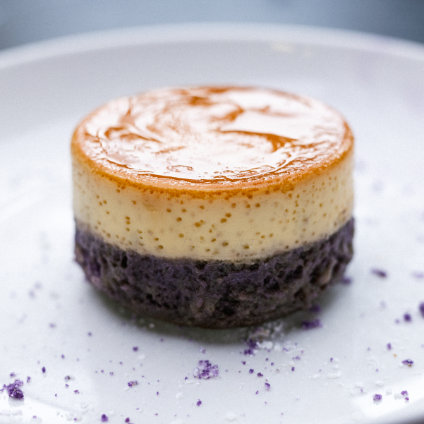 ube flan cake*